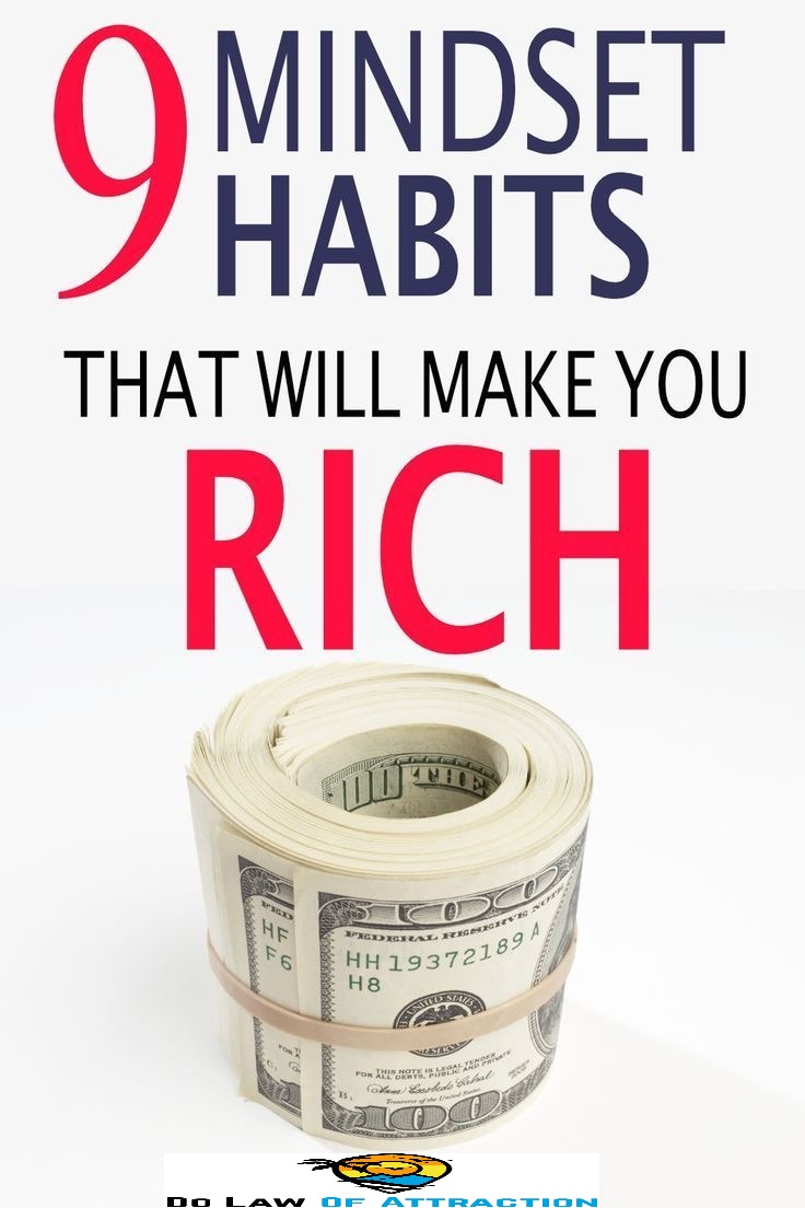 9 Steps To Develop your wealth mindset with the Law of Attraction!